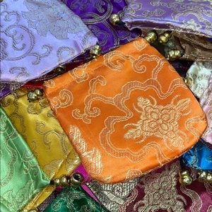 Accessories | Set Of 5 Assorted Color Jewelry Pouches | Poshmark